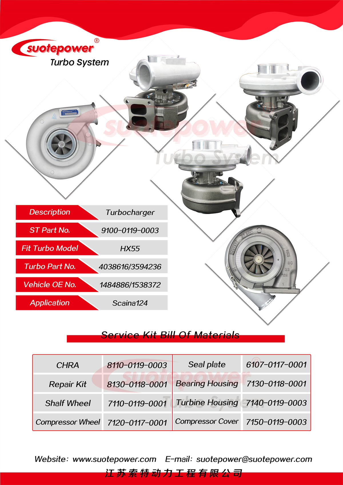 9100-0119-0003 HX55 4038616 3594236 3597728 1484886 1538372 SCAINA124 ...